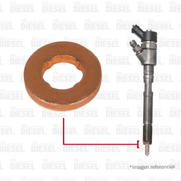 Golilla de Inyector diesel 1.0 mm Código F 00V C17 502 - CRDIESEL